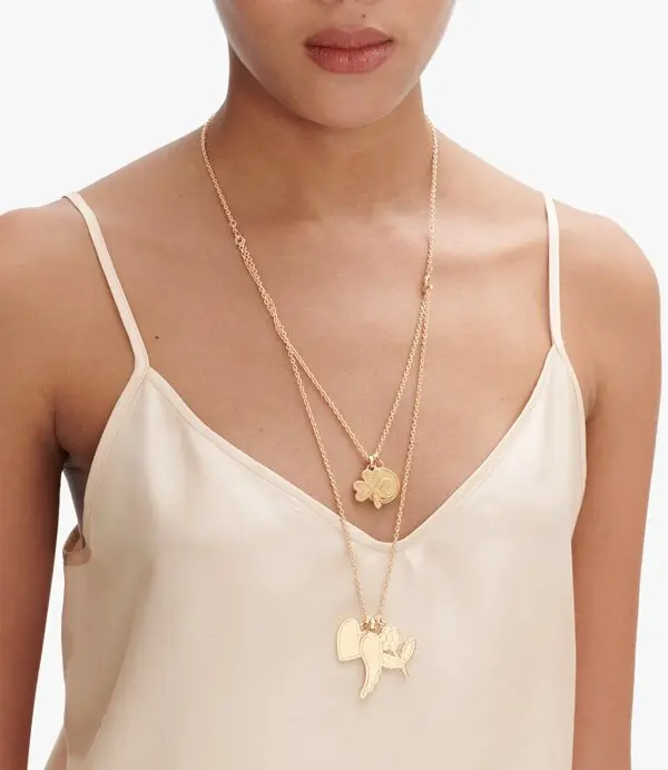 A.p.c. Layered Pendant Necklace - Gold
