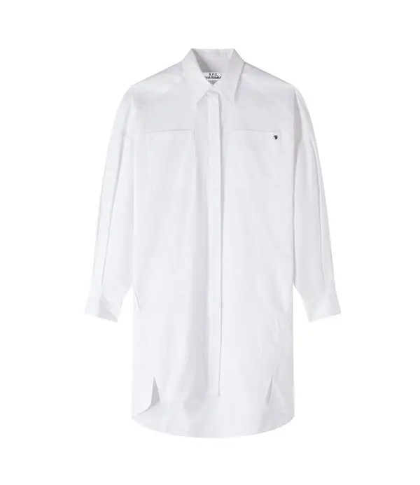 A.p.c. Oversized Cotton Shirt Dress