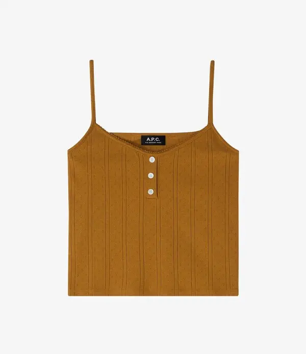 A.p.c. Adèle Tank Top - Camel