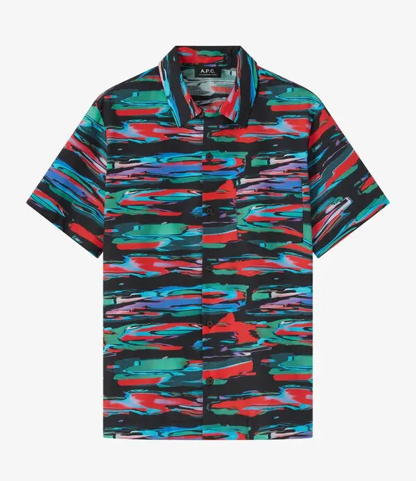 A.p.c. Lloyd Short-sleeve Shirt - Multicoloured