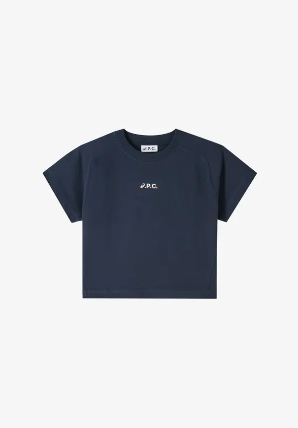 A.p.c. X Asics Logo T-shirt - Navy Blue
