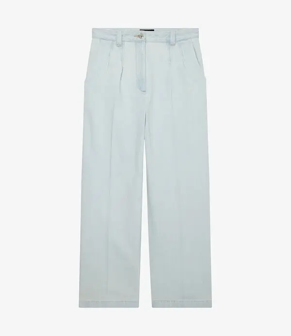 A.p.c. Tressie Wide Leg Pants - Indigo