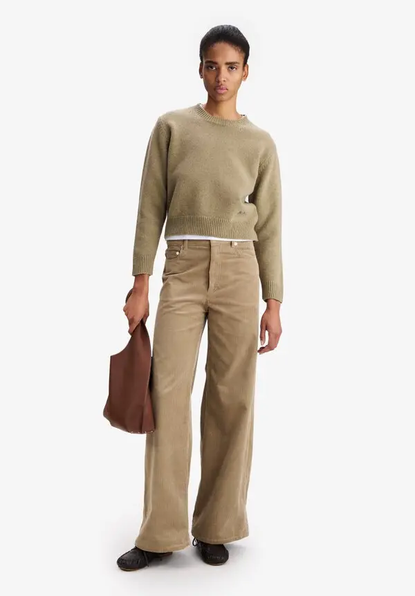 A.p.c. Boxy Wool Sweater - Beige