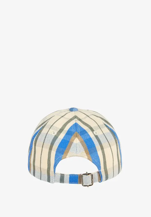 A.p.c. Checked Cap - Ecru
