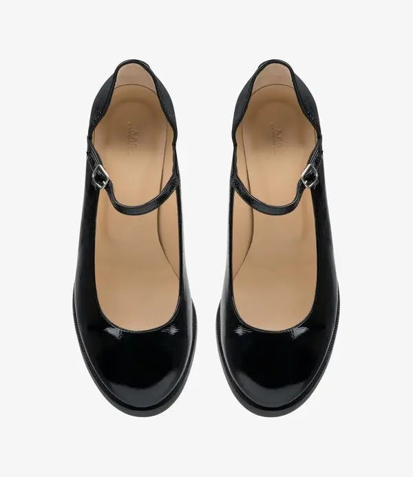 A.p.c. Jade Mary Janes - Black