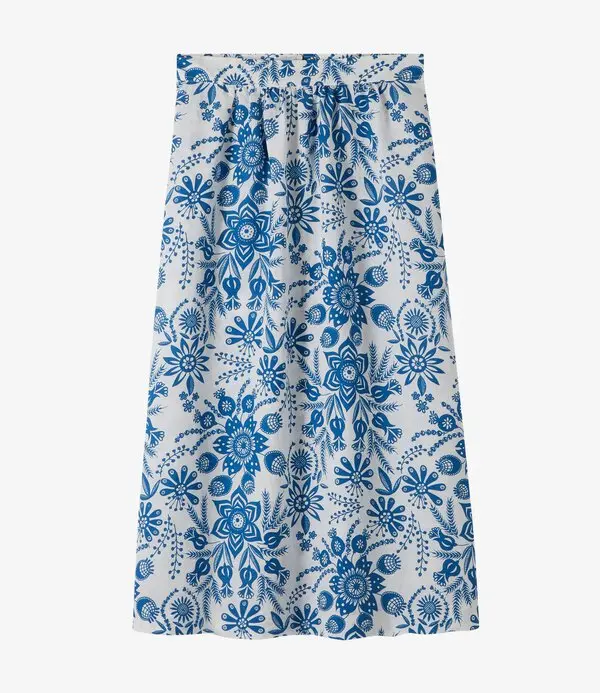 A.p.c. Long Ravenna Skirt - Blue