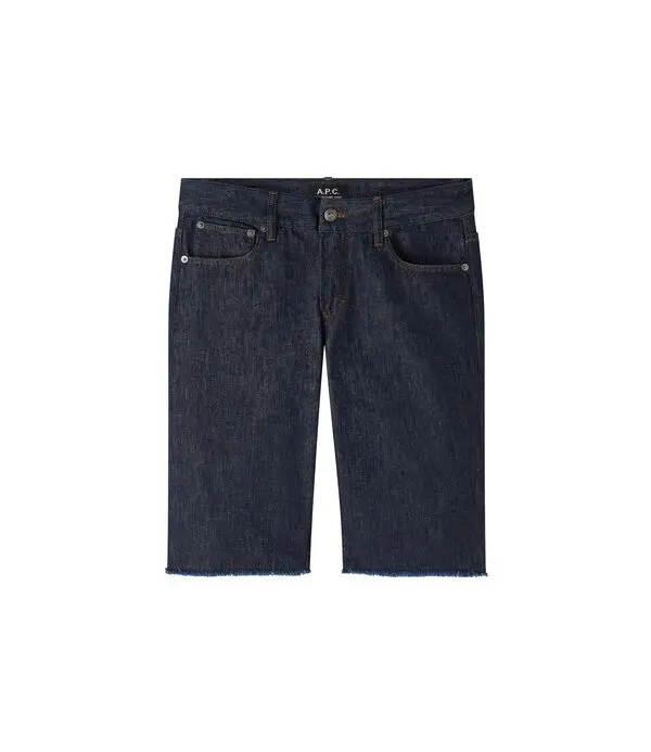A.p.c. Kathleen Bermuda Shorts Denim - Indigo