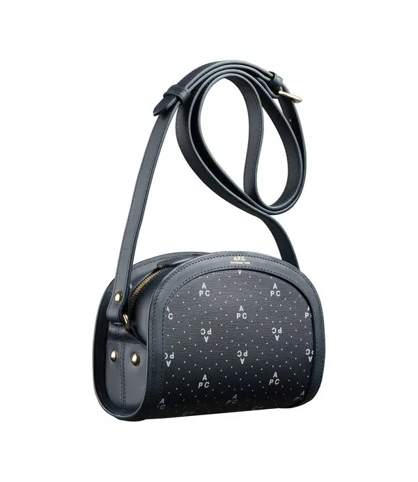 A.p.c. Demi-lune Mini Bag - Navy Blue