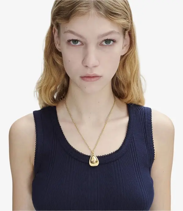 A.p.c. Astra Pendant Necklace - Gold
