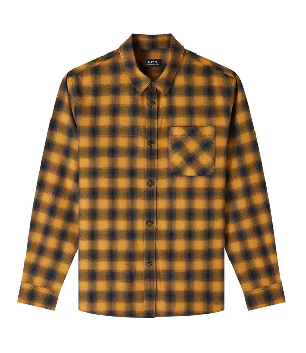 A.p.c. Trek Overshirt Brown