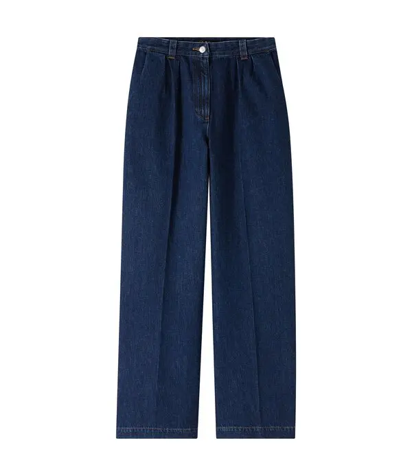 A.p.c. Tressie Wide Leg Jeans - Indigo