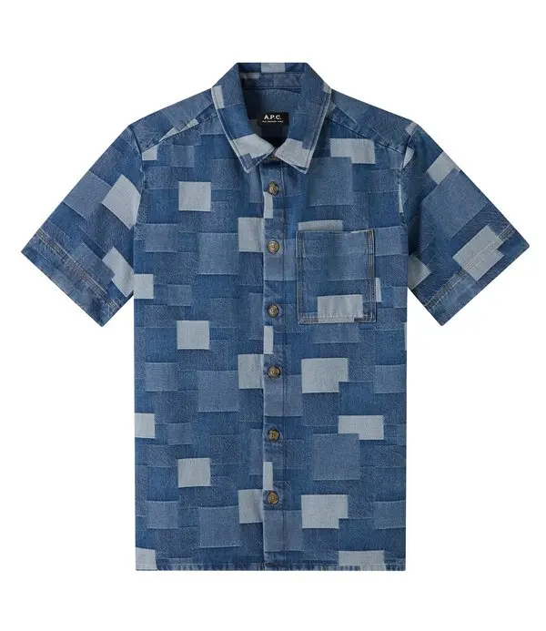 A.p.c. Gil Short-sleeve Shirt Indigo