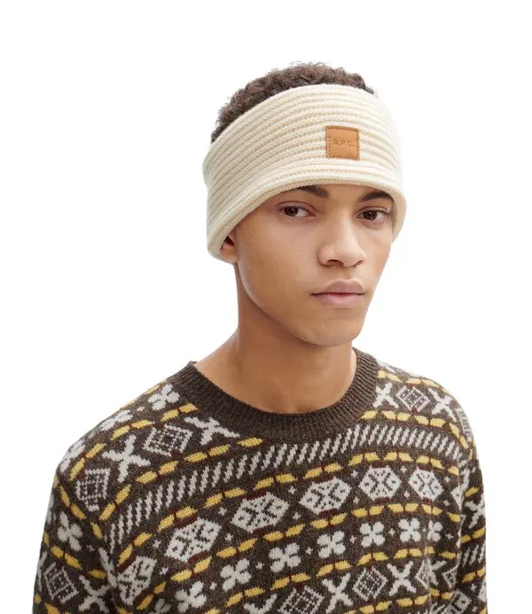 A.p.c. Ribbed Headband - Navy Blue