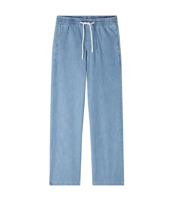 A.p.c. Vincent Straight Leg Trousers - Light Blue