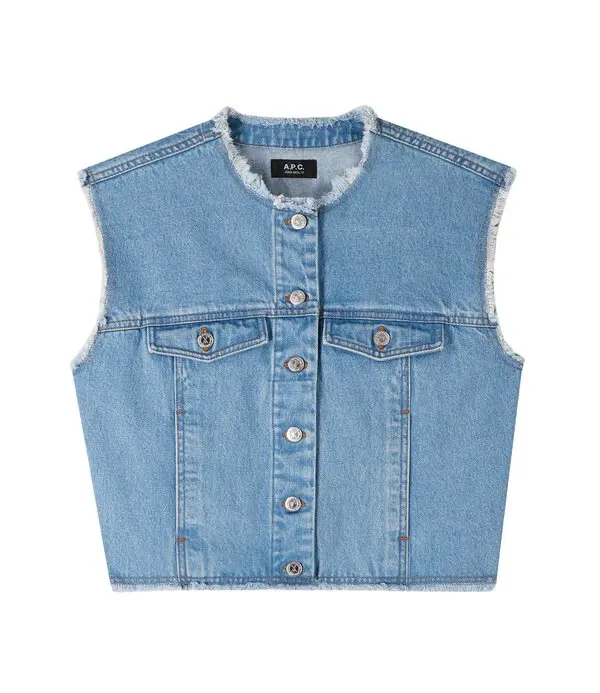 A.p.c. Barbara Denim Jacket - Light Blue