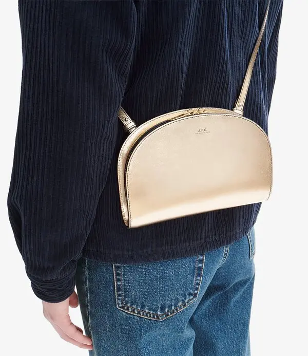 A.p.c. Demi-lune Clutch One - Gold