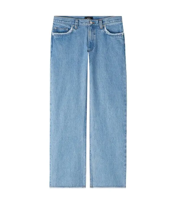 A.p.c. Relaxed Fit Jeans - Light Blue