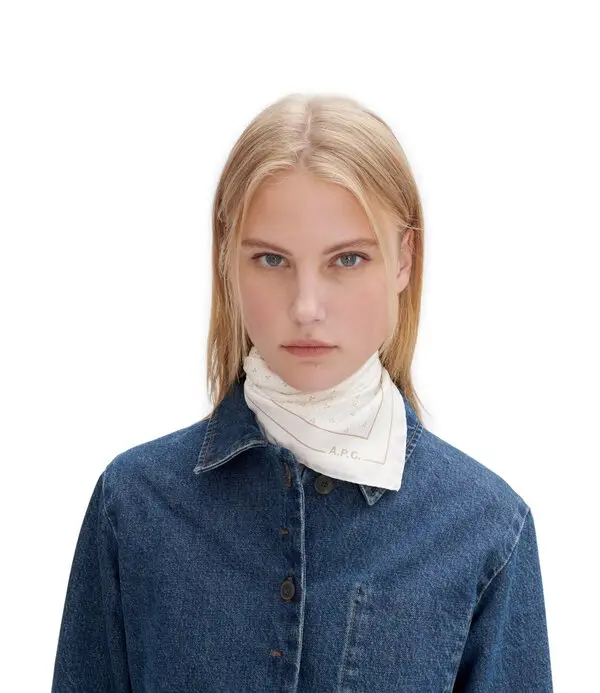 A.p.c. Monogram Bandana One Size