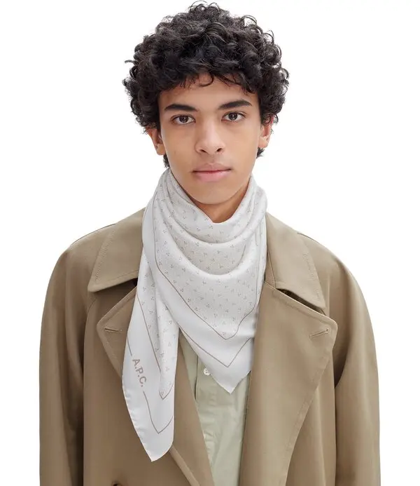 A.p.c. Monogram Scarf One Size
