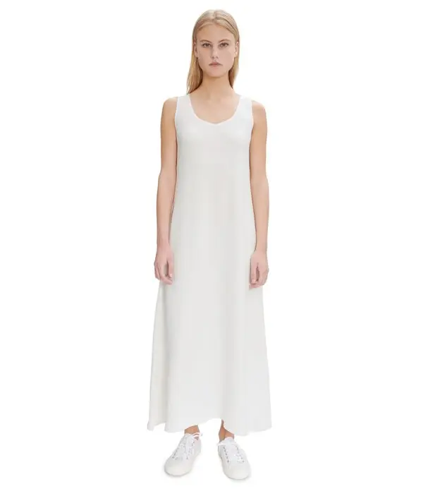 A.p.c. Maxi Dress With Scoop Neck - Off White