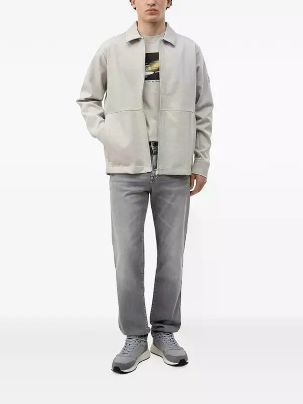 BOSS Zip-up Long-sleeve Shirt