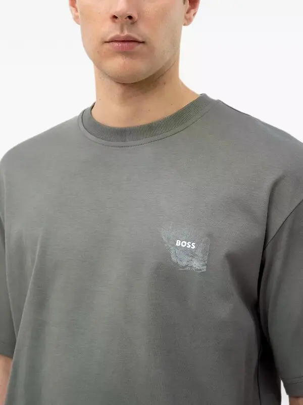 BOSS Graphic-print Logo-print T-shirt