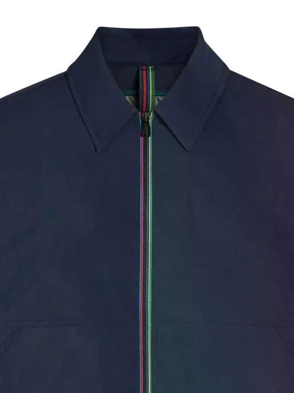 Paul Smith Artist Stripe Trim Jacket - Blue