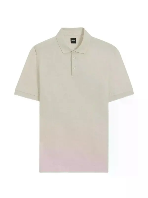 BOSS Textured Short-sleeve Polo Shirt