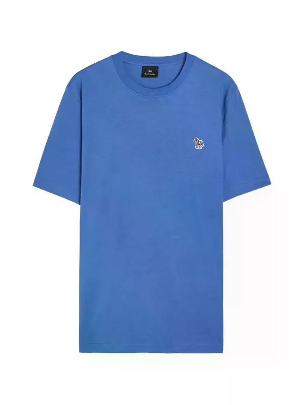 Paul Smith Zebra-patch T-shirt - Blue