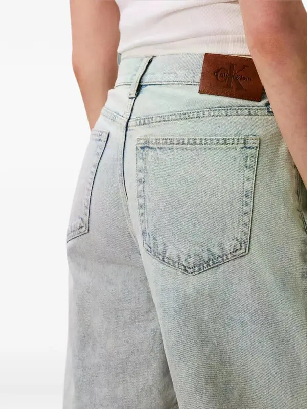 Calvin Klein Acid Wash Denim Shorts