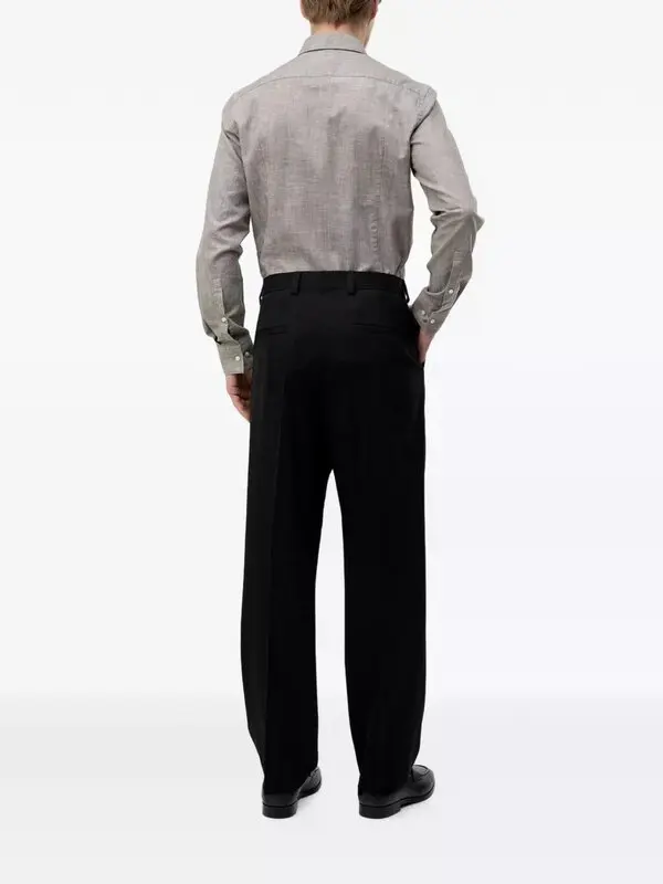 Hugo Pleated Straight-leg Trousers
