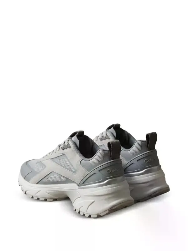 Calvin Klein Panel Mesh Lace-up Sneakers - Grey