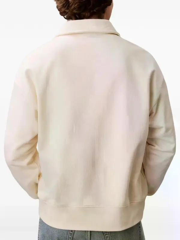 Calvin Klein Logo-patch Polo-collar Sweater