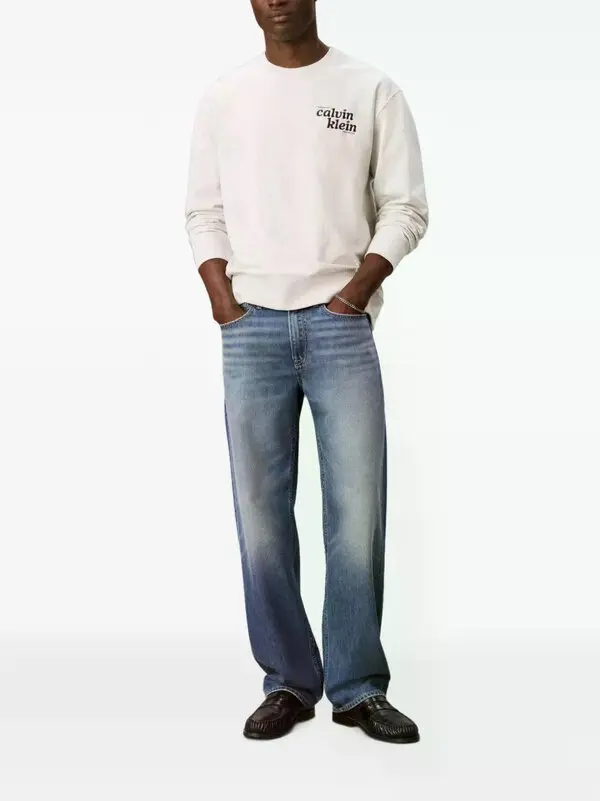 Calvin Klein Print Crew Neck Sweater
