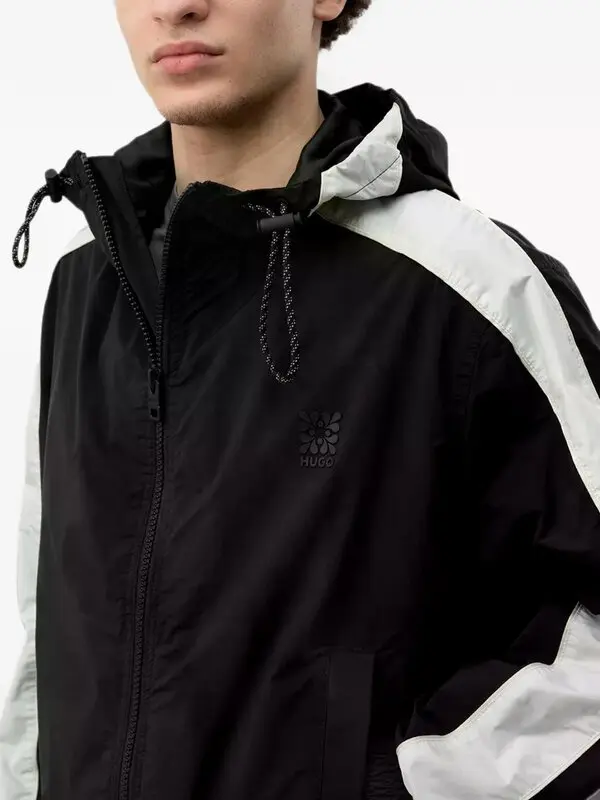 Hugo Hooded Panelled Jacket
