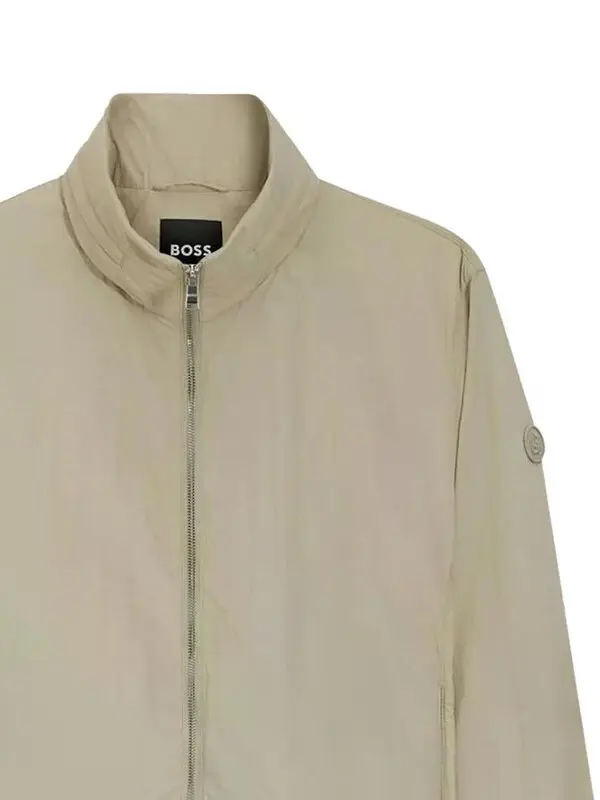 BOSS Zip-up Funnel Neck Jacket