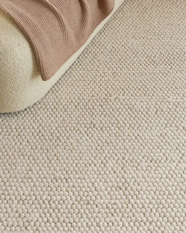 Quince Tribeca Handwoven Wool Rug - Cream