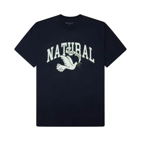 MUSEUM OF PEACE & QUIET Natural Dove T-shirt - Blue