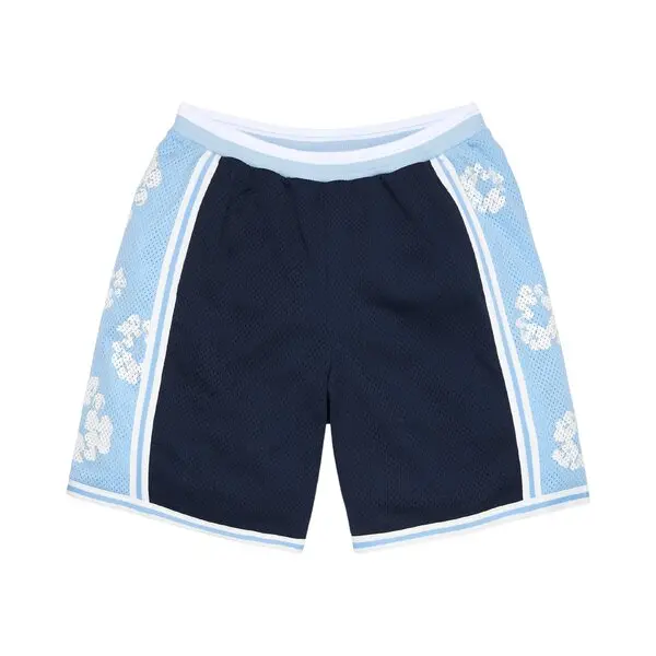 DENIM TEARS Cotton Wreath Olaf Shorts - Blue