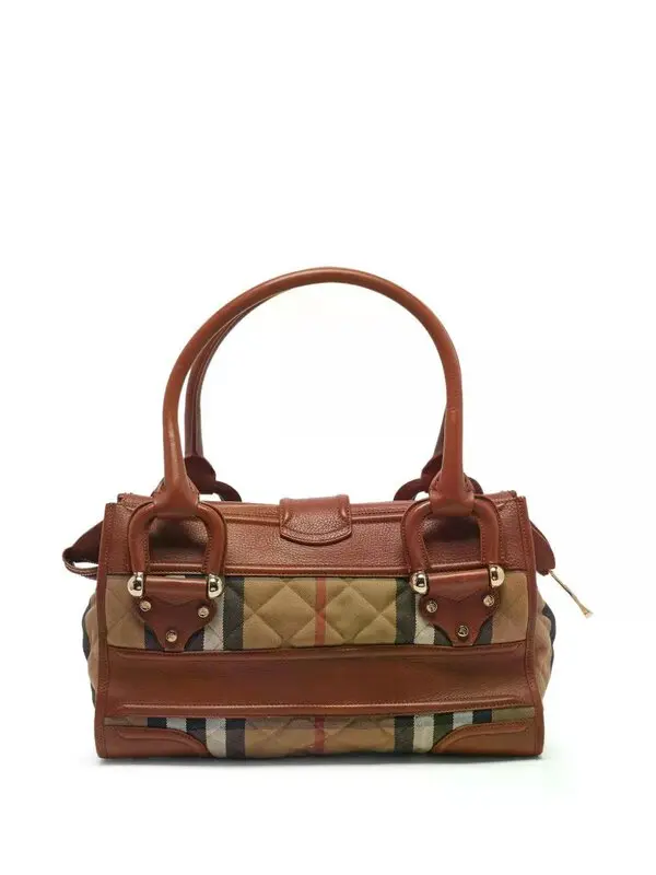 Burberry Manor Zip-up Tote Bag