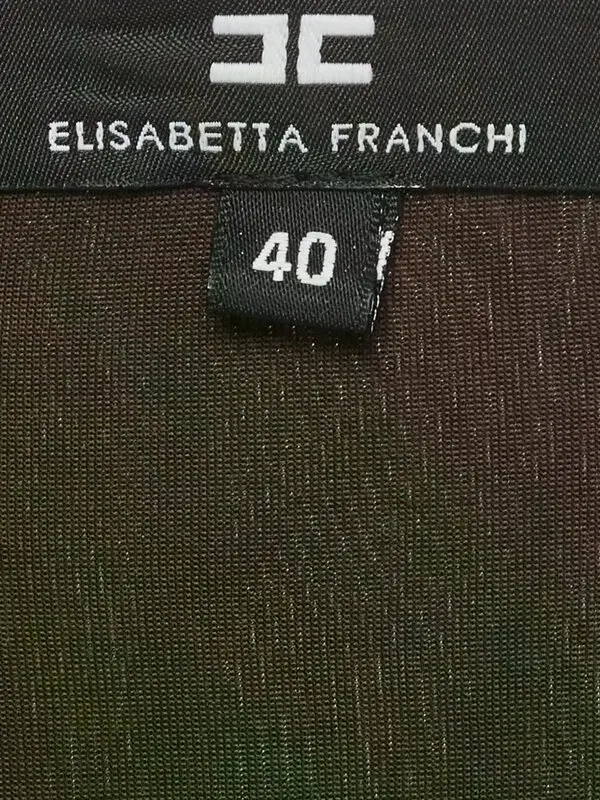 Elisabetta Franchi Ruched Jersey Dress