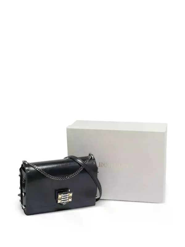 JIMMY CHOO Lockett City Leather Cross Body Bag