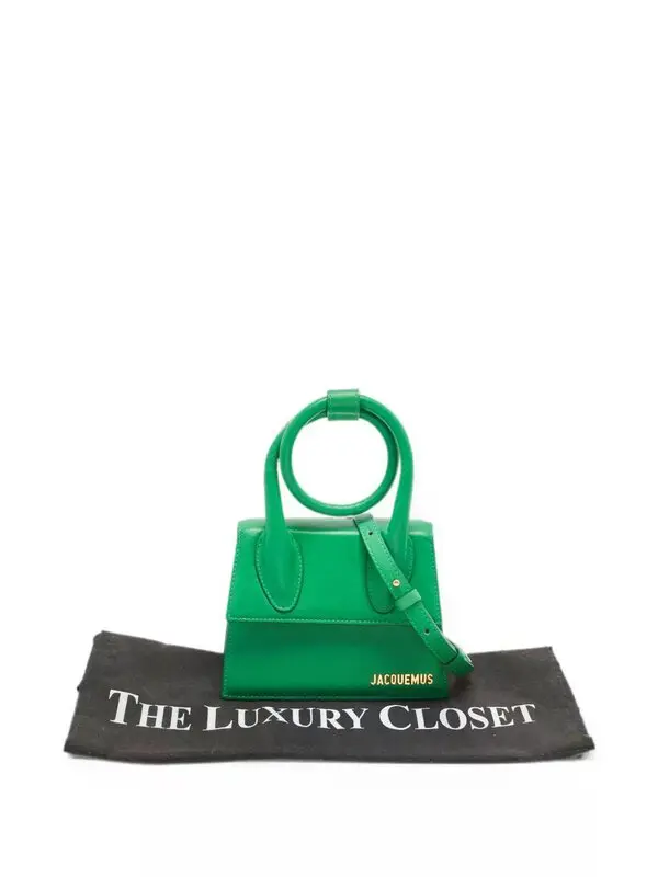 Jacquemus Le Chiquito Noeud Top Handle Bag - Green