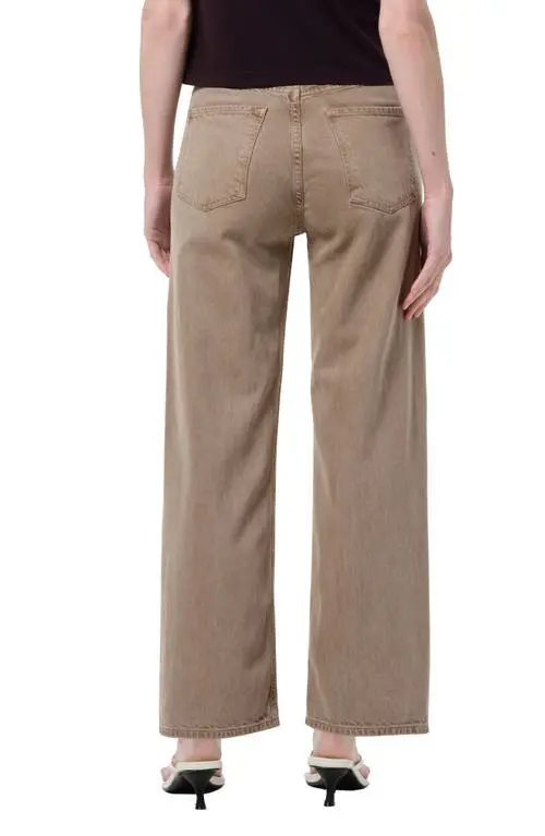 AGOLDE Ren Flyweight High Waist Ankle Wide Leg Jeans