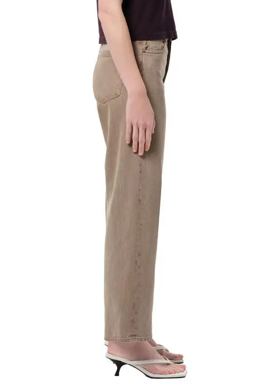 AGOLDE Ren Flyweight High Waist Ankle Wide Leg Jeans