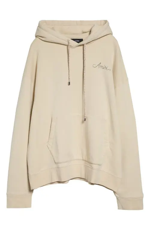 Amiri Oversize Ma Check Patch Appliqué Hoodie