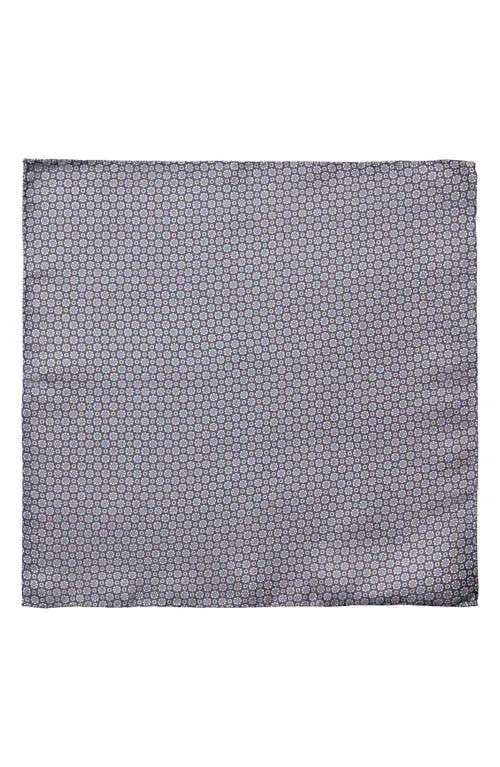 Eton Two Face Silk Pocket Square - Navy