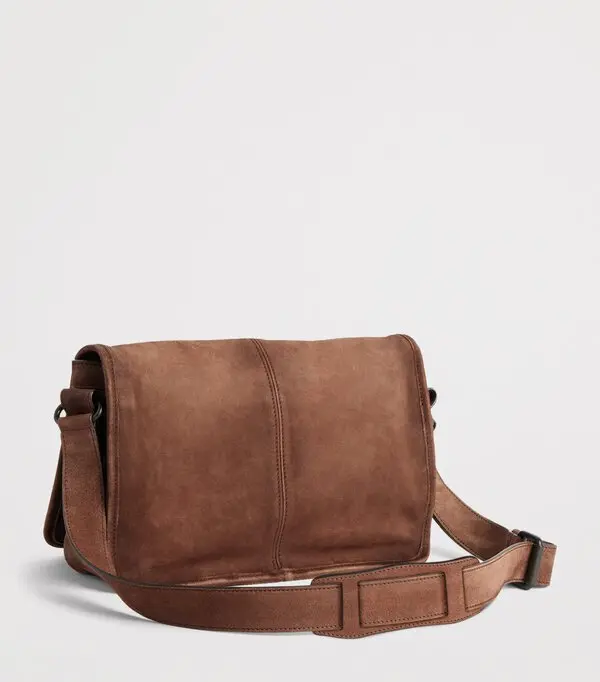 Balenciaga Suede Le City Messenger Bag