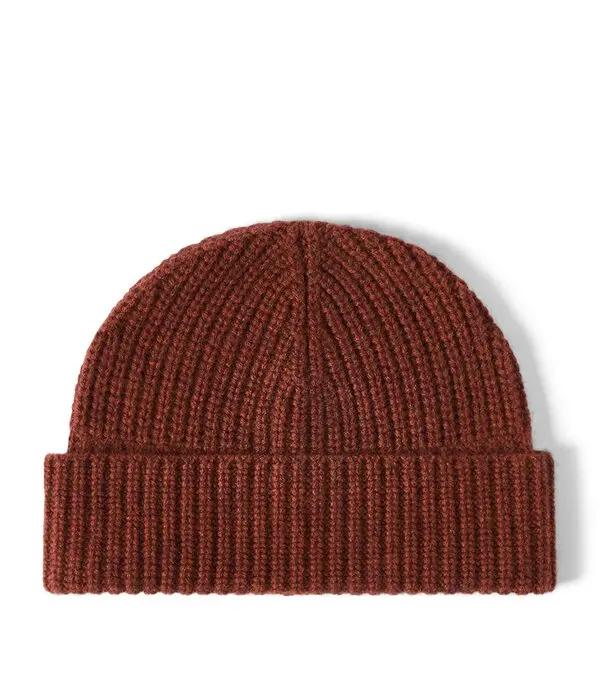 Brunello Cucinelli Cashmere Rib-knit Beanie - Orange