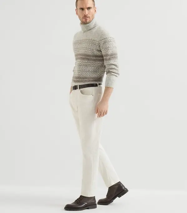 Brunello Cucinelli Five-pocket Comfort Denim Trousers